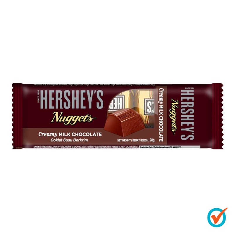 Hershey's Nugget Stick Pack 3P Milk 28g | Shopee Malaysia