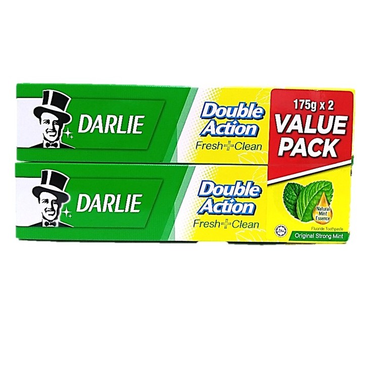 DARLIE DOUBLE ACTION TOOTHPASTE 2 x 175G ValuePack | Shopee Malaysia