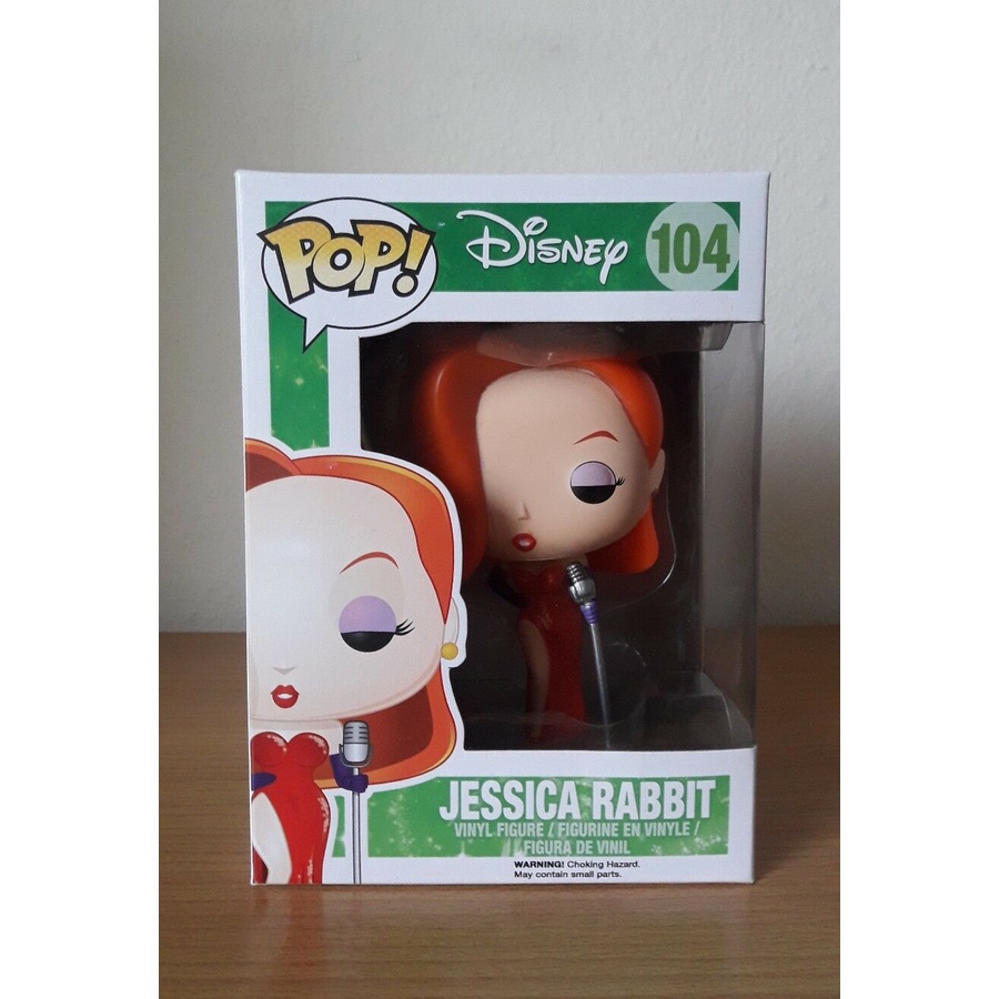 Funko Pop! Disney Who Framed Roger Rabbit Jessica Rabbit #104 Vinyl ...