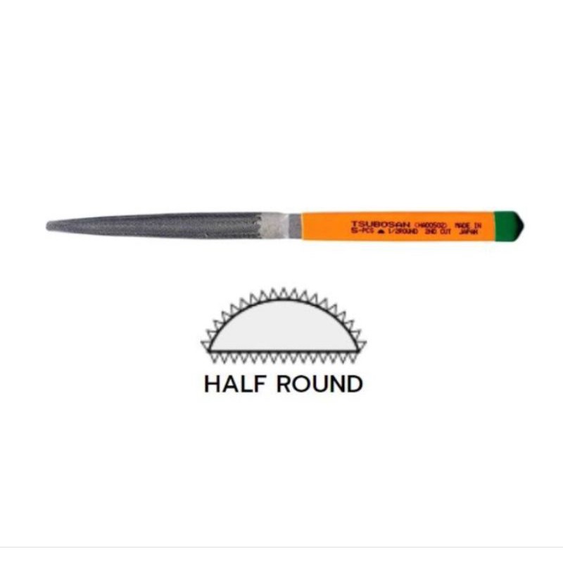 TSUBOSAN HALF ROUND FILES 9.5MM HA 00802 MADE IN JAPAN (10206430) | Shopee Malaysia