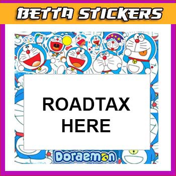 Car Sticker for Roadtax - Doraemon Cartoon | Shopee Malaysia