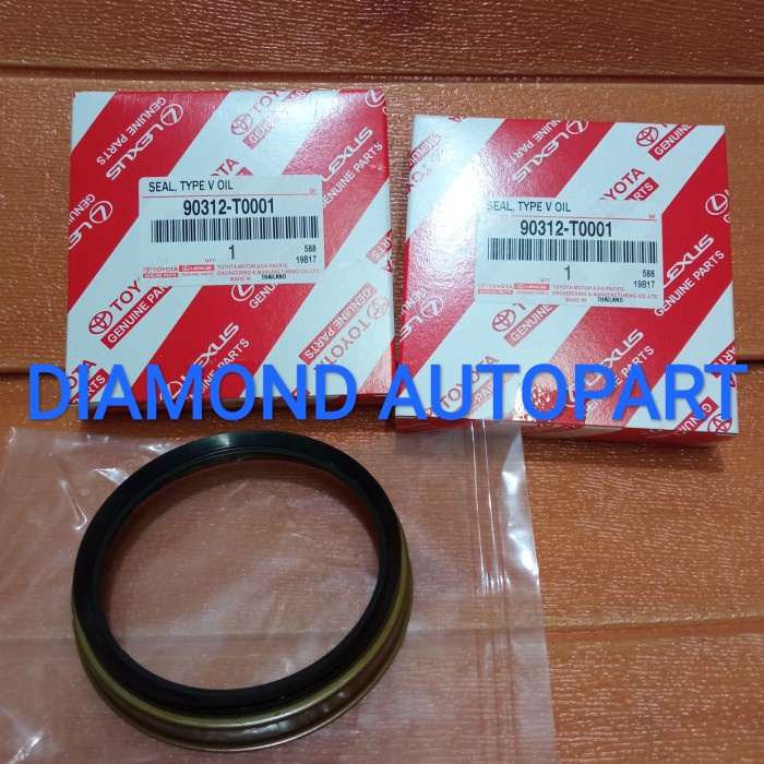 DIAMOND OIL SEAL FRONT WHEEL HILUX DC FORTUNER 90312-T0001 ORI | Shopee ...