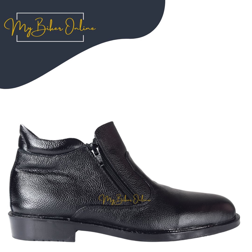 💯 Kulit Kasut Penguatkuasa Lelaki | Kasut Kerja Potong | Kasut GD ...