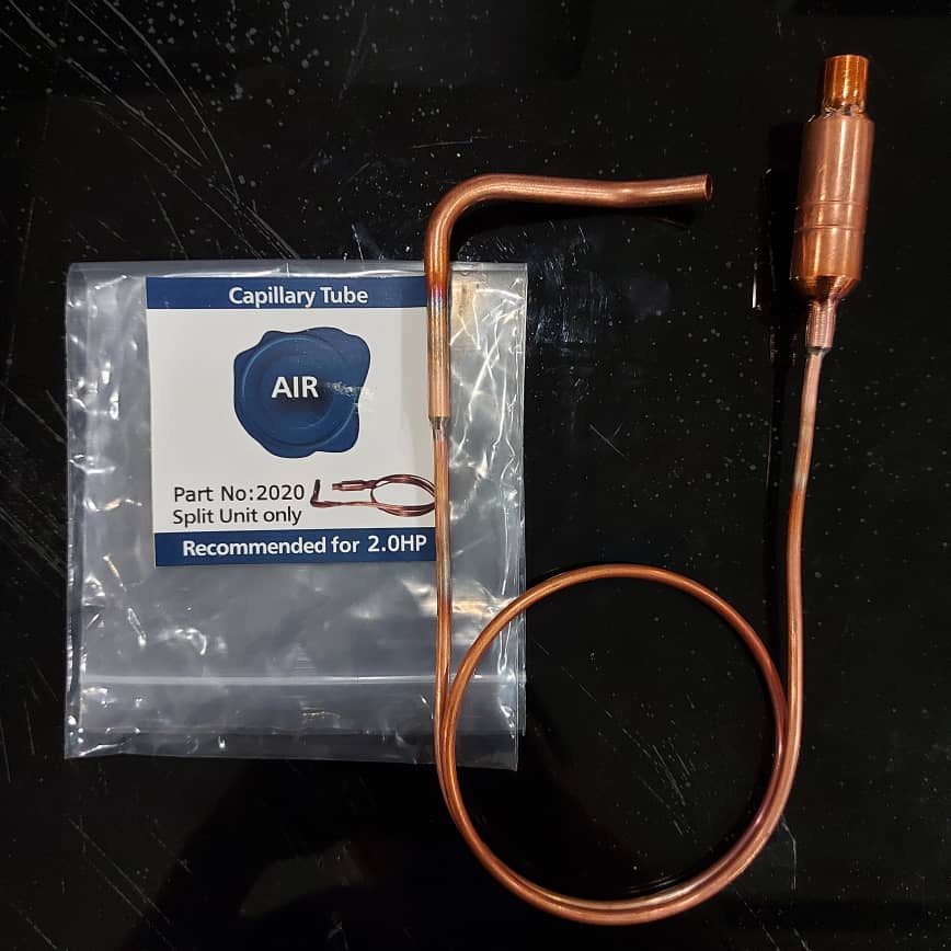 [UF] Aircond Capillary tube c/w strainer 1.0hp/1.5hp/2.0hp / Capilary tube outdoor unit aircond ...