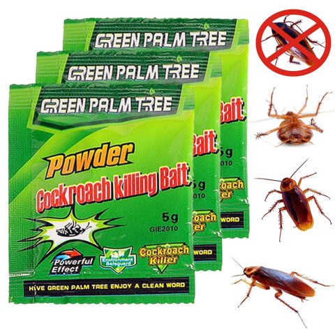 GreenLeaf Powerful Powder Ant/Cockroach Killing Bait (1 Pkt)(5g) / 强力消灭 ...