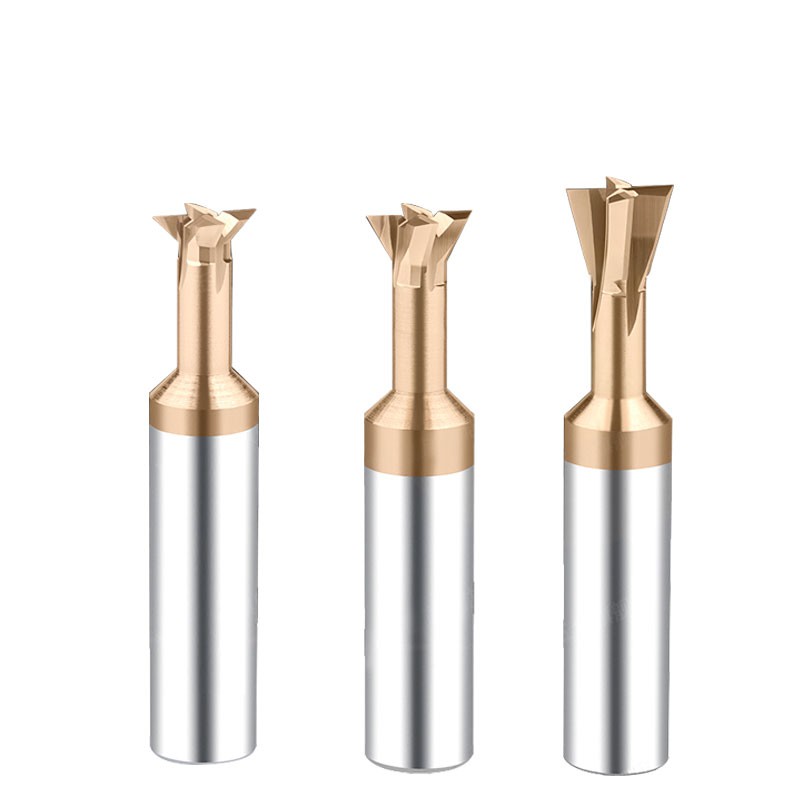 Carbide Dovetail Milling Cutter Solid 45/60/75 Degrees CNC Tool ...