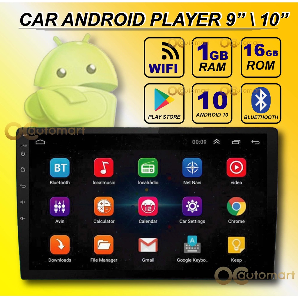 Android player 9 & 10.1 Inch T3L 1+16gb Android GPS Universal Car ...