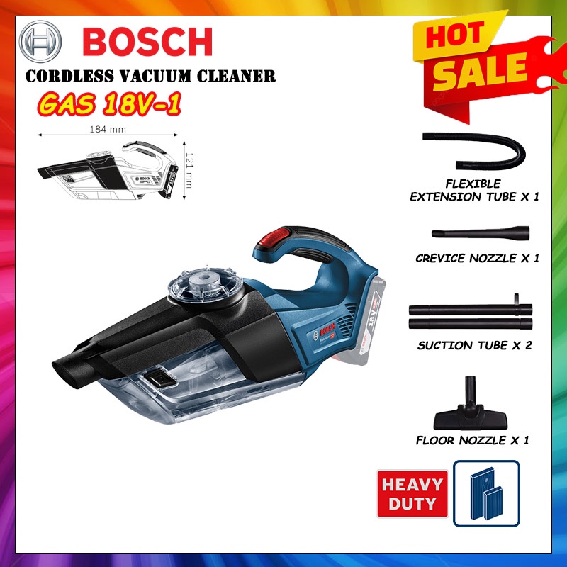 Bosch GAS 18V-1 GAS18V-1 18V Cordless Vacuum Cleaner Solo | Shopee Malaysia