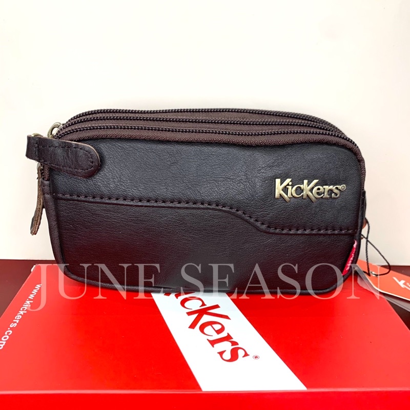 Kickers Handphone Pouch Bag Genuine Leather 100% Original 87449 ...