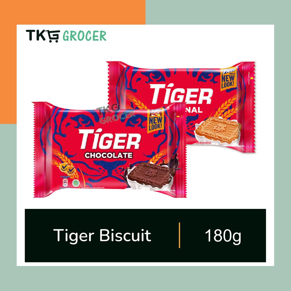Tiger Biscuit Original / Chocolate 180g | Shopee Malaysia
