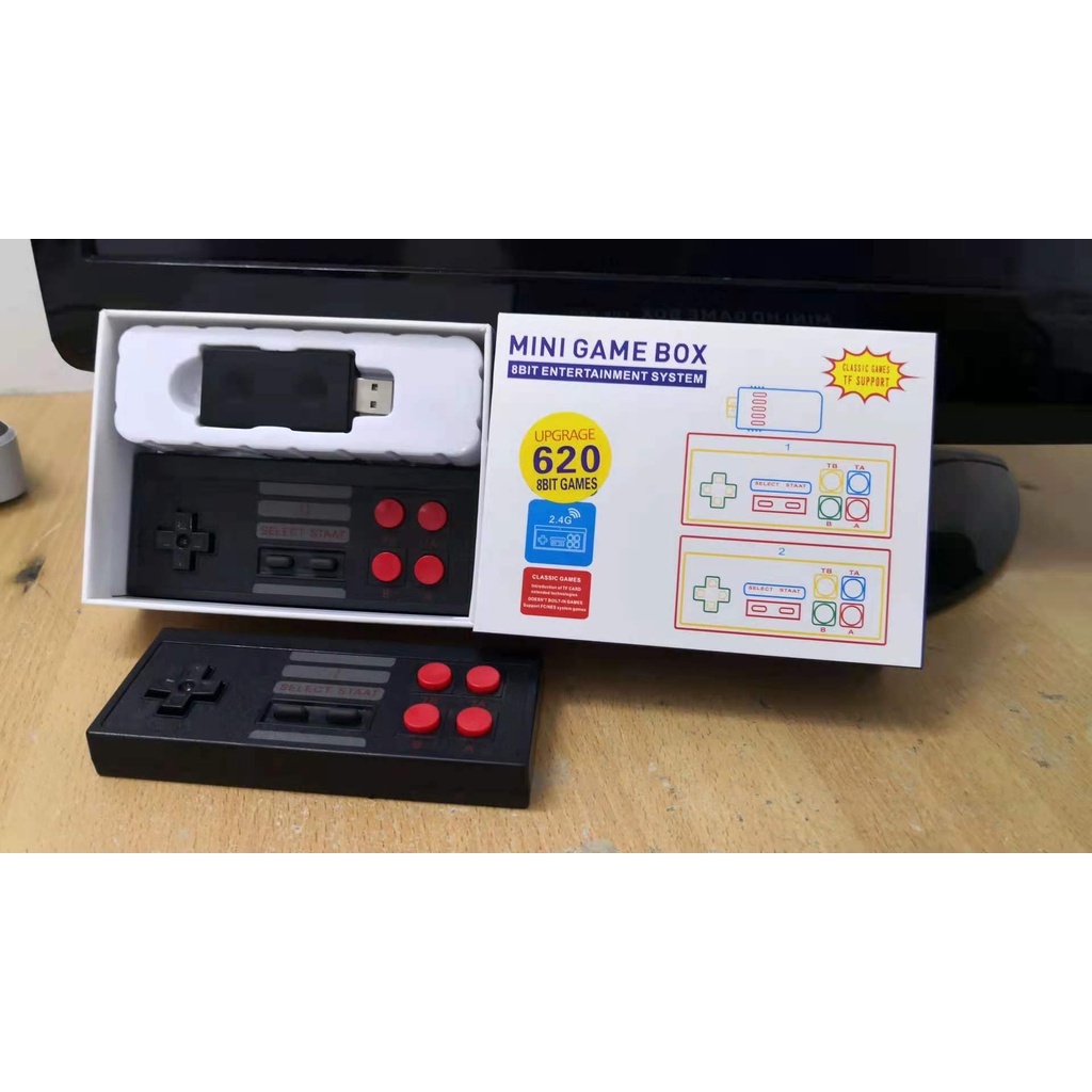 Handheld USB TV Game Console Stick 8 Bit Wireless Controller Build In ...