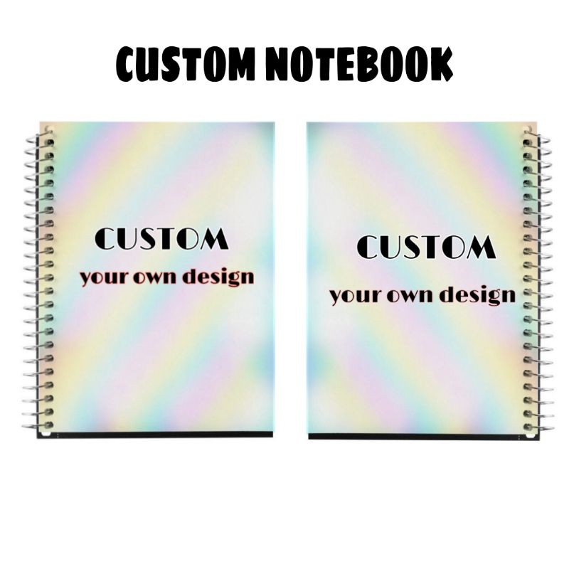 No Minimum Order Customize Notebook With Your Own Photos Design Shopee Malaysia