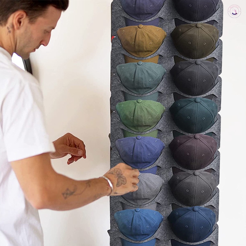 Baseball Cap Display Rack Double Line Neatly Arranged for Visors and ...