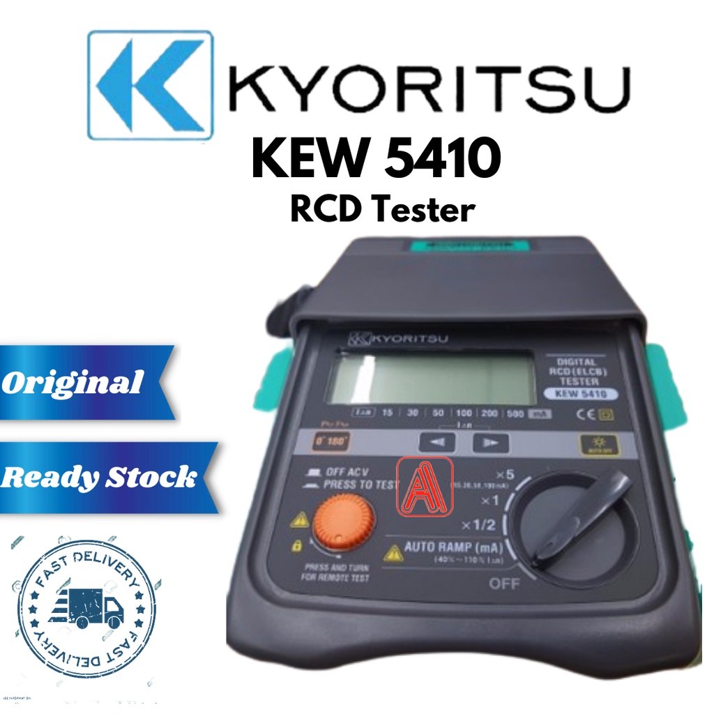 Kyoritsu KEW 5410 RCD Tester ~ Original 👍 12 Months Warranty 👍 Ready ...