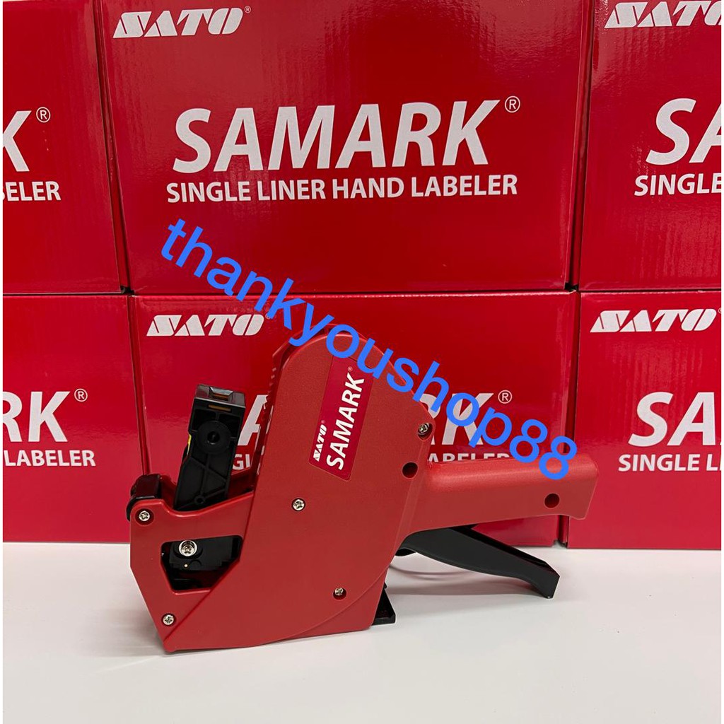 SATO SAMARK HAND LABELLER 1 LINE / SINGLE LINE PRICE LABEL GUN / TAG ...