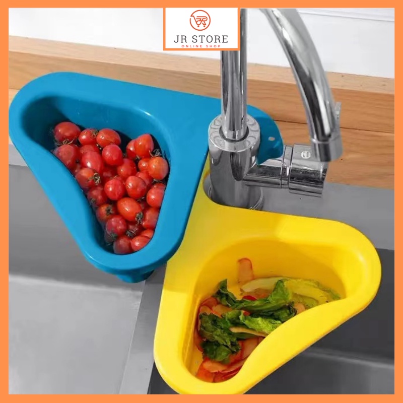 Multi-Function Triangle Drain Basket Sink Drainer Kitchen Sink Basin ...