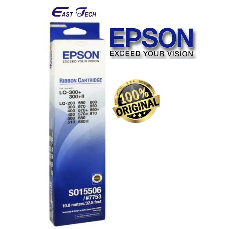 EPSON LQ300+ LQ300+II LQ-300+ LQ-300+II LQ 300+ LQ 300+II RIBBON ...