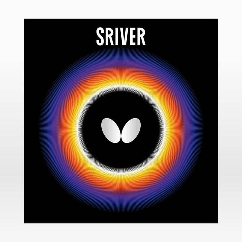 Authentic BUTTERFLY SRIVER Table Tennis Rubber 1 Sponge Super Thick Max ...