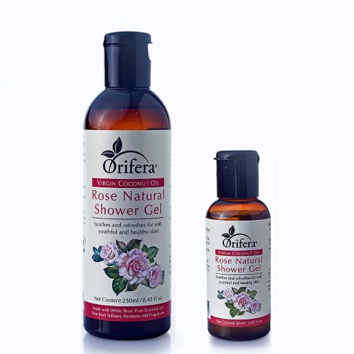Orifera Virgin Coconut Oil Rose Natural Shower Gel 250ml | Shopee Malaysia