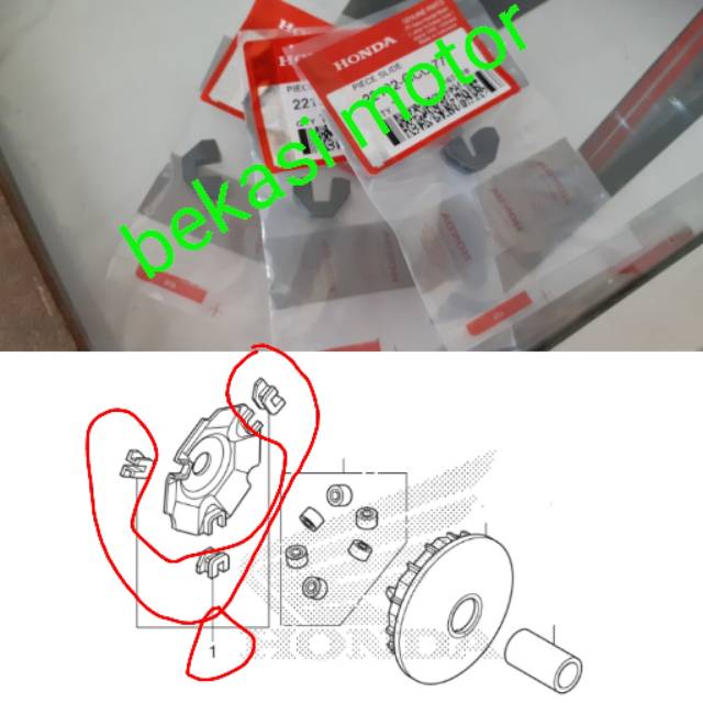 Plastic piece slide honda beat Carburetor F1 esp vario 110 Carburetor ...