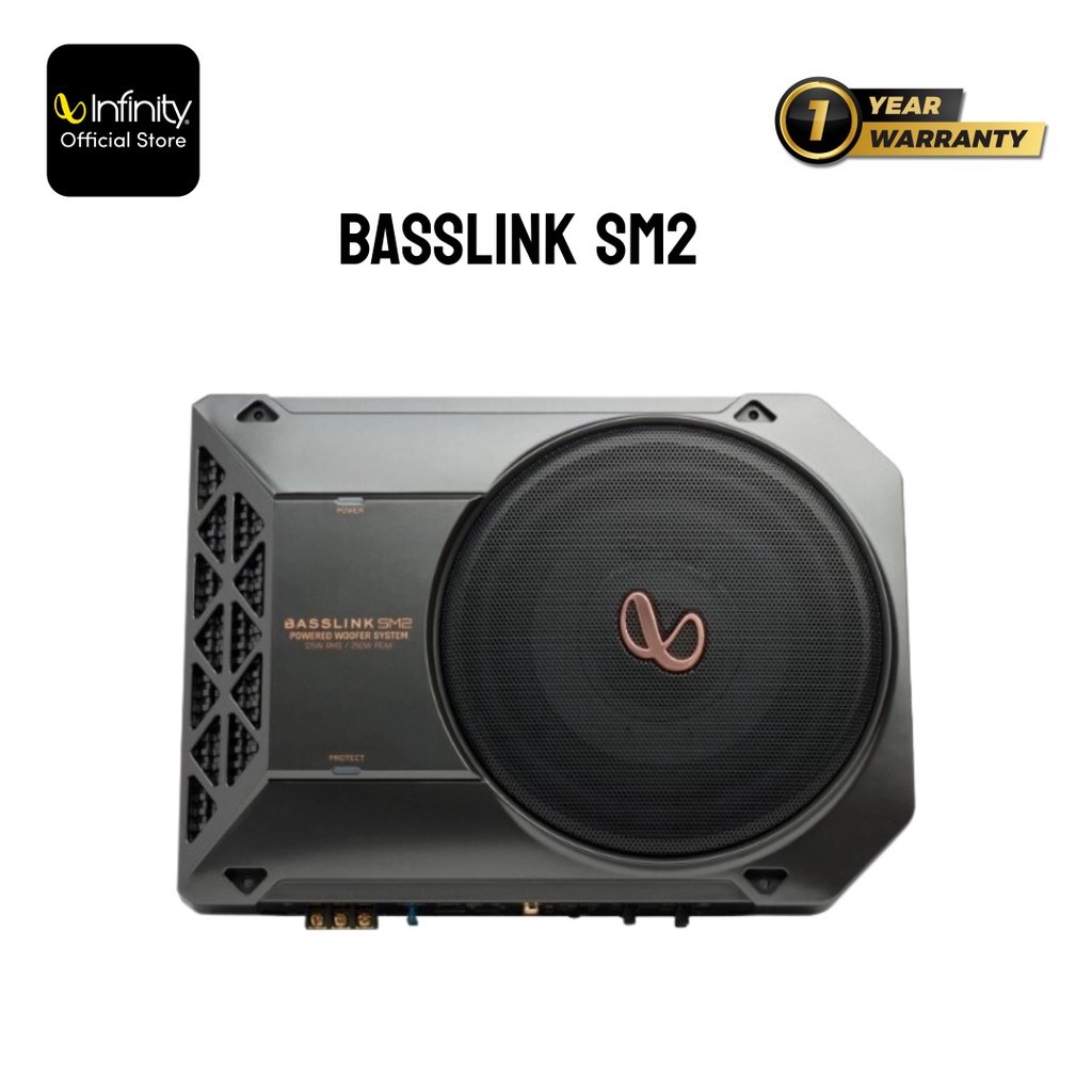 Infinity Basslink SM2 8" Compact Powered Under-seat Subwoofer With ...
