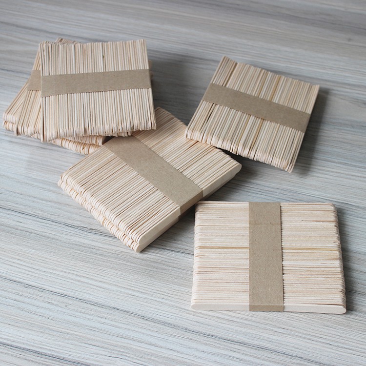 Ready Stock 50pcs Popsicles wooden sticks popsicle sticks children's ...