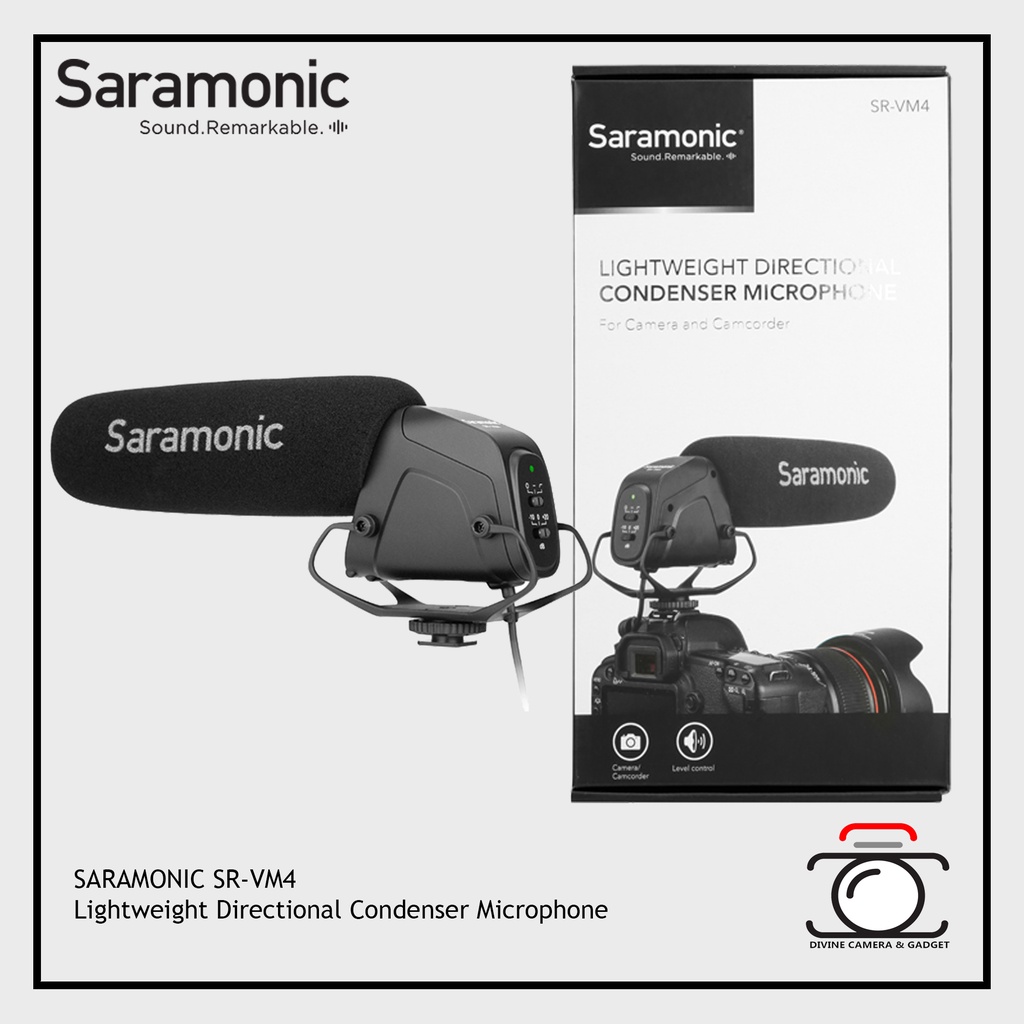 SARAMONIC SR-VM4 Lightweight Directional Condenser Microphone | Shopee Malaysia