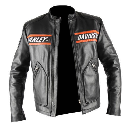 WWF Bill Goldberg Harley Davidson Leather Biker Jacket | Shopee Malaysia