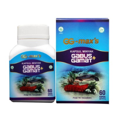 Gg Max's Cork Fish Oil Capsule plus Gamat Real Gold 60 Capsules @600 mg ...