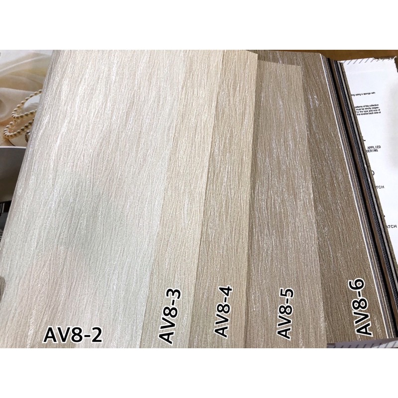 PUTIH Premium Plain Wall Wallpaper White Cream Mocca Brown Texture ...