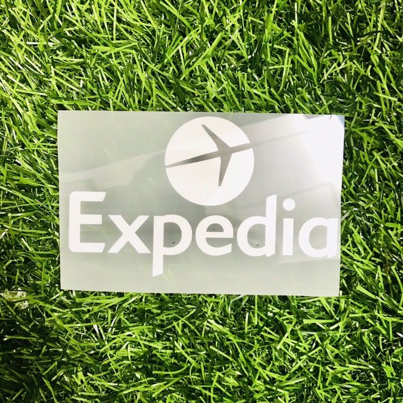 Expedia white black liverpool 20/21 sleeve patches badge | Shopee Malaysia