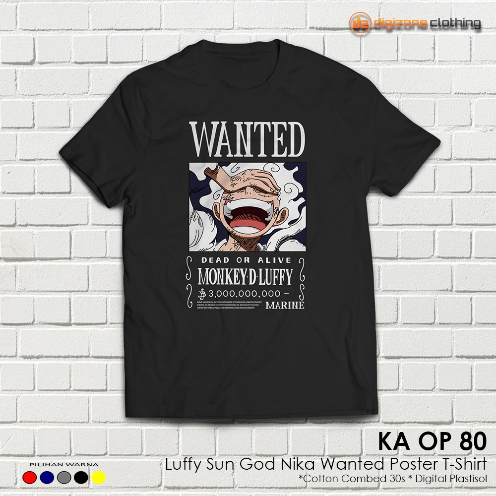 One Piece Anime Luffy Sun God Nika Wanted Poster KA OP 80 | Shopee Malaysia
