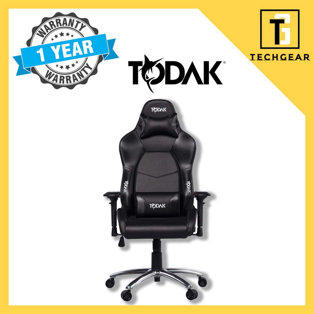 Todak Alpha Premium Gaming Chair (READY STOCK) Black | Shopee Malaysia
