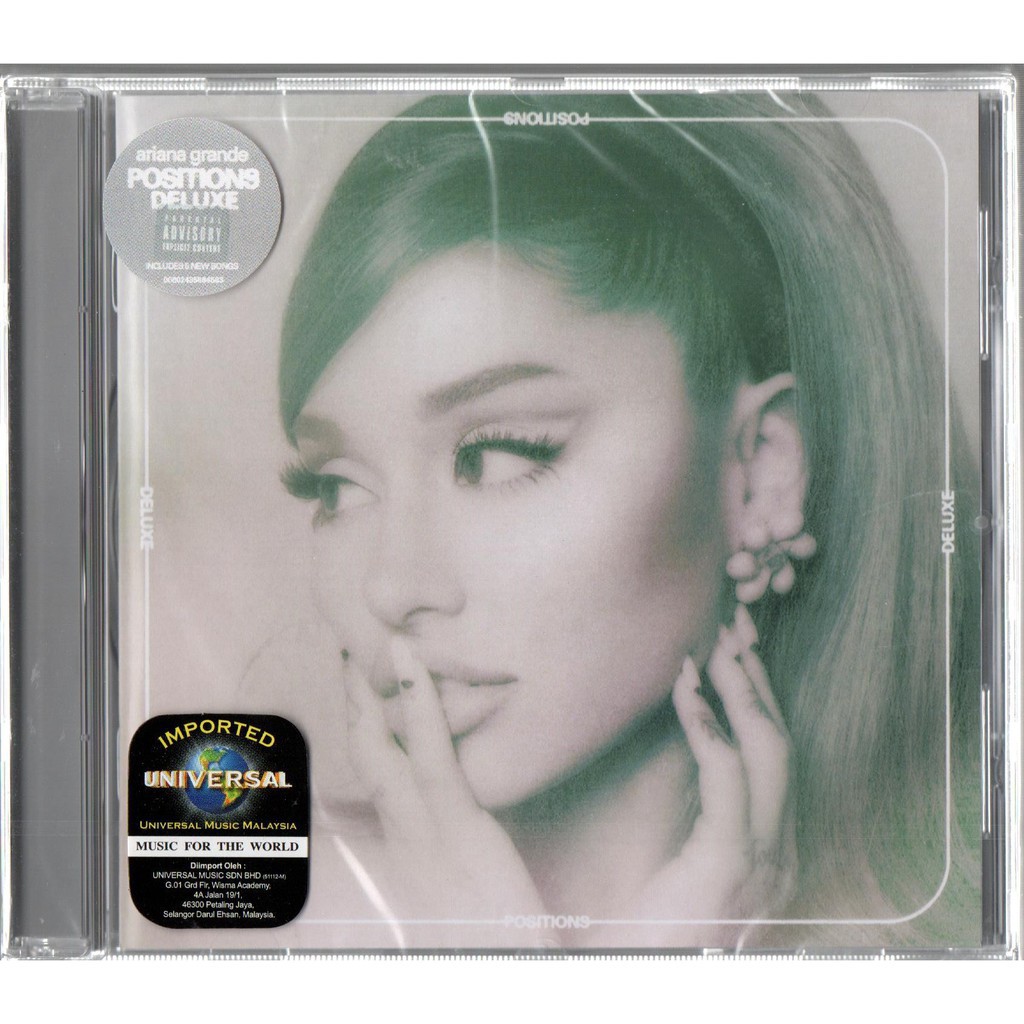 E.U. VERSION ARIANA GRANDE POSITIONS DELUXE ( 2021 )IMPORT CD | Shopee ...