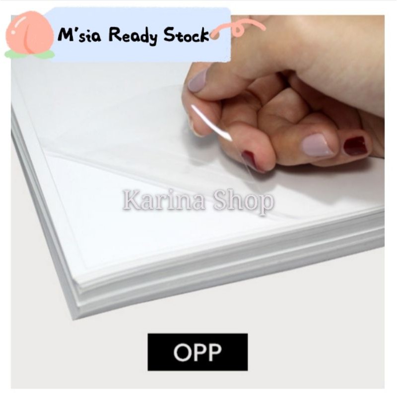 A4 Printing OPP Transparent Sticker Paper (10's/20's) | Shopee Malaysia