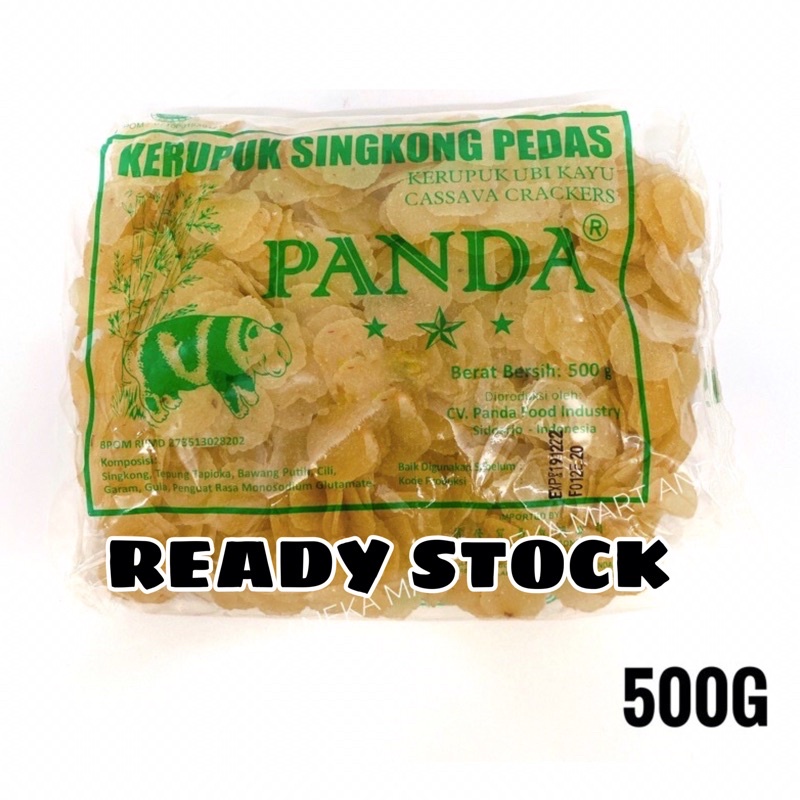 Cap Panda Kerupuk Ubi Kayu Pedas/ Kerupuk Singkong Pedas/ Keropok Ubi ...