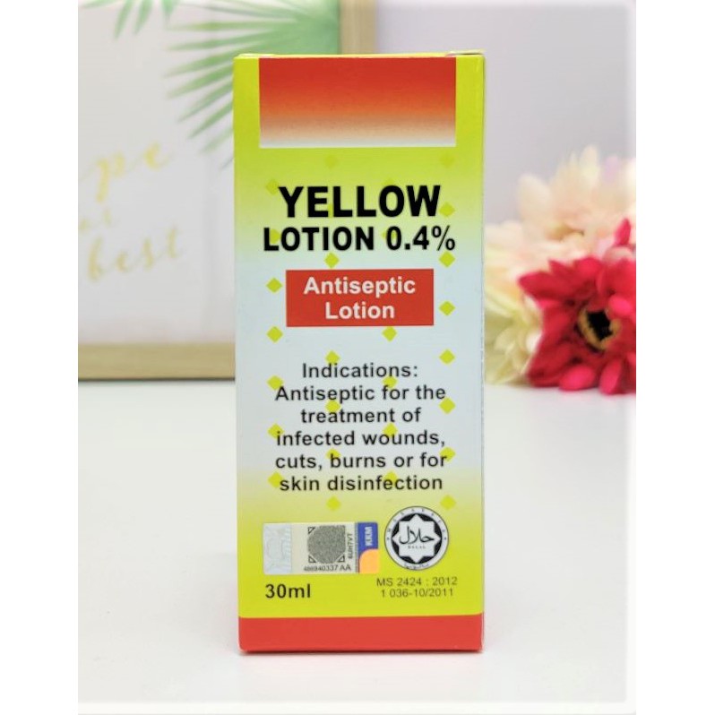 YELLOW LOTION 0.4% (ACRIFLAVINE SOLUTION) (30ML/60ML) | Shopee Malaysia