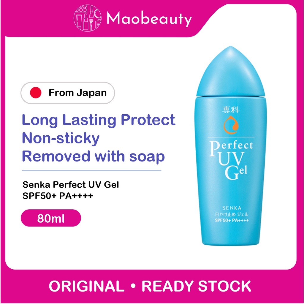 [MaoBeauty] New Improved Senka Japan Perfect Sun UV Face & Body ...