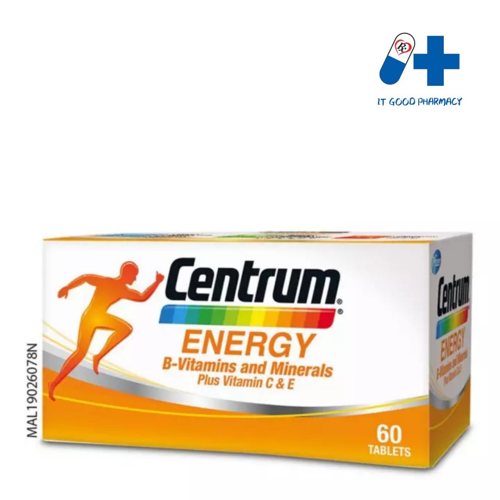 Centrum Energy B-Vitamins And Minerals Plus 60s | Shopee Malaysia