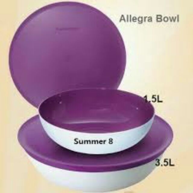 TUPPERWARE BOWL (purple set) | Shopee Malaysia