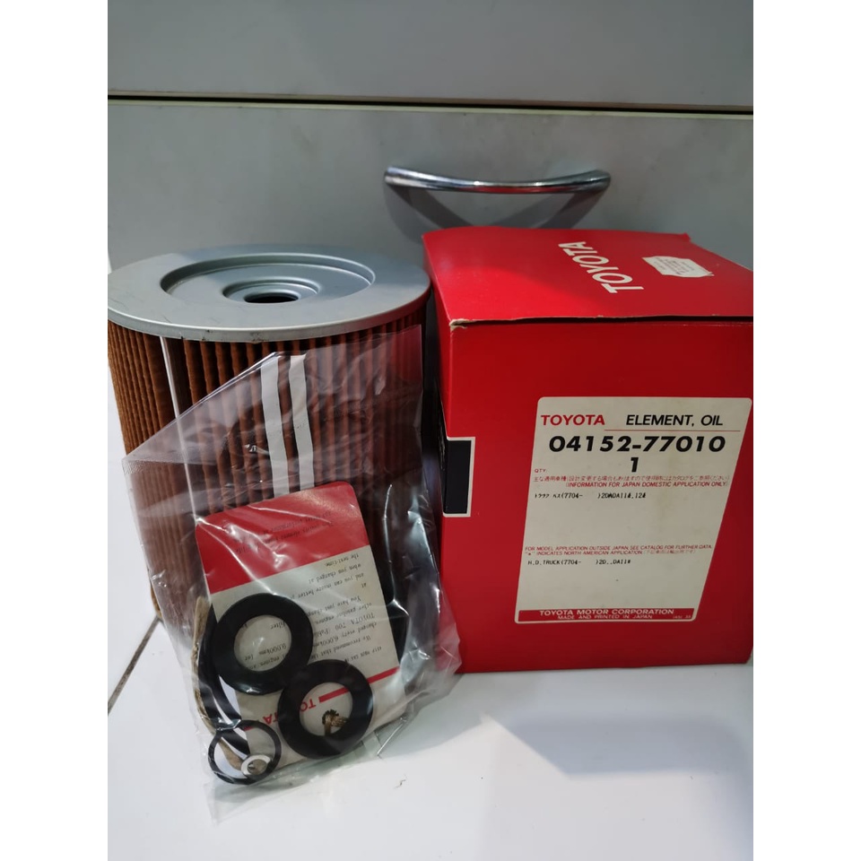 Genuine Toyota FILTER SUB-ASSY, OIL 04152-77010 | Shopee Malaysia