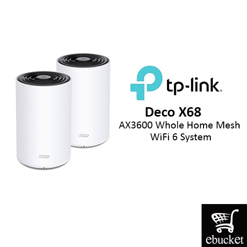 [EOL]TP-LINK Deco X68(2 Pack / 3 Pack) AX3600 Tri-Band WiFi 6 Whole ...