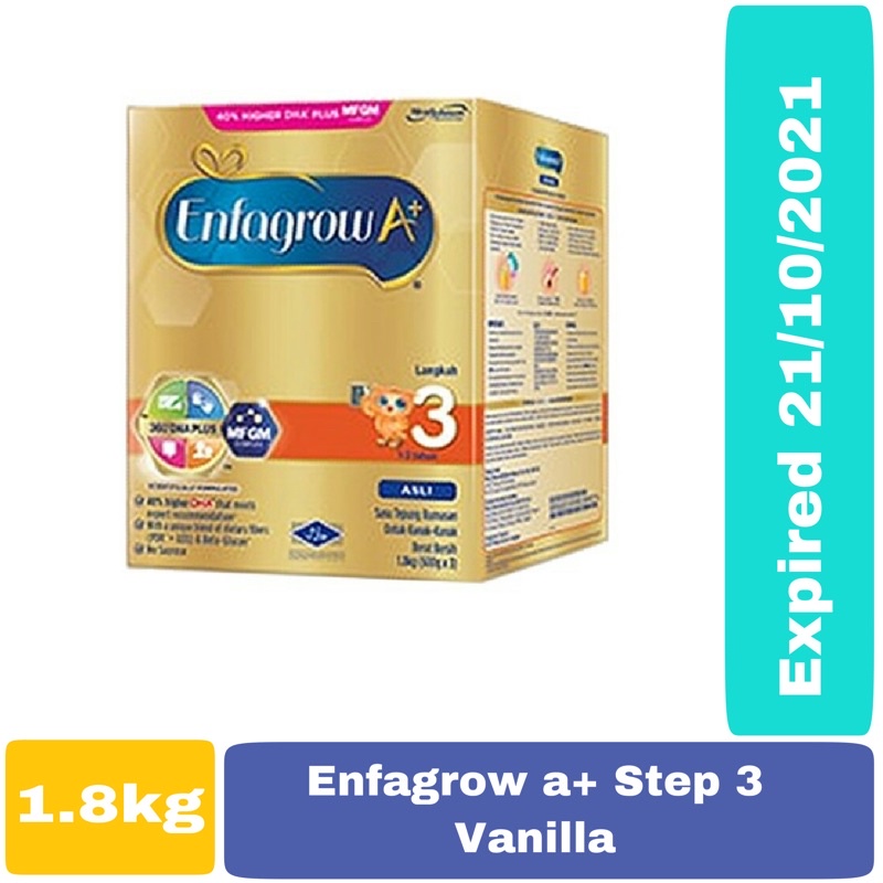 Enfagrow A+ Step 3 Vanilla 1.8kg | Shopee Malaysia