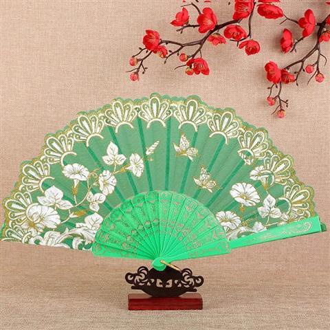 Xiyan Chinese Style Ancient Fan Cheongsam Ladies Folding Dance ...