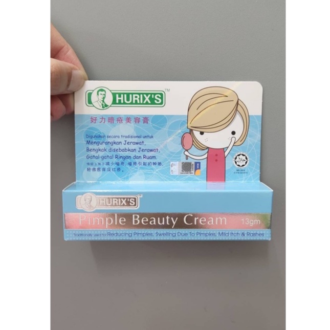 Hurix's Pimple Beauty Cream (13gm) - for acne and rashes | Shopee Malaysia