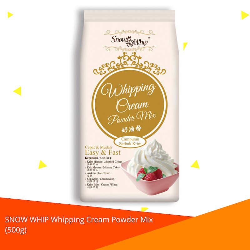 SNOW WHIP WHIPPING CREAM POWDER MIX 500G | Shopee Malaysia