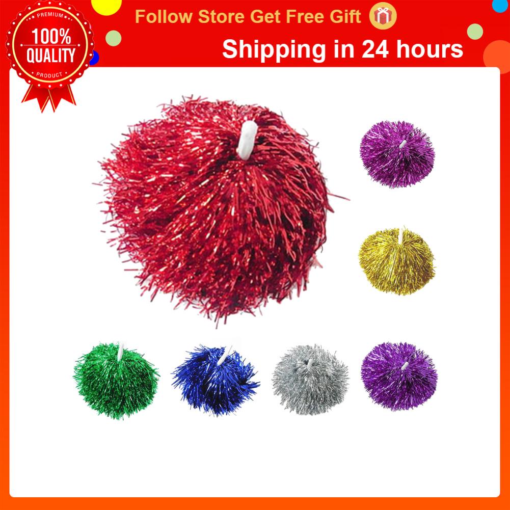 Forest Cheerleading Pom Poms with Straight Handle Team Spirit Cheering ...