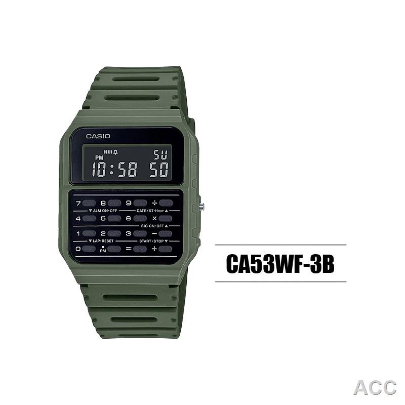 men watch *100% Authentic* Casio Calculator Men CA53W / CA53WF (CA-53W ...