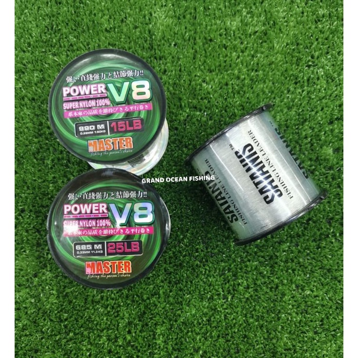 [ READY STOCK !!! ] MASTER SUPER POWER NYLON 100% V8 LINE TALI TANGSI ...