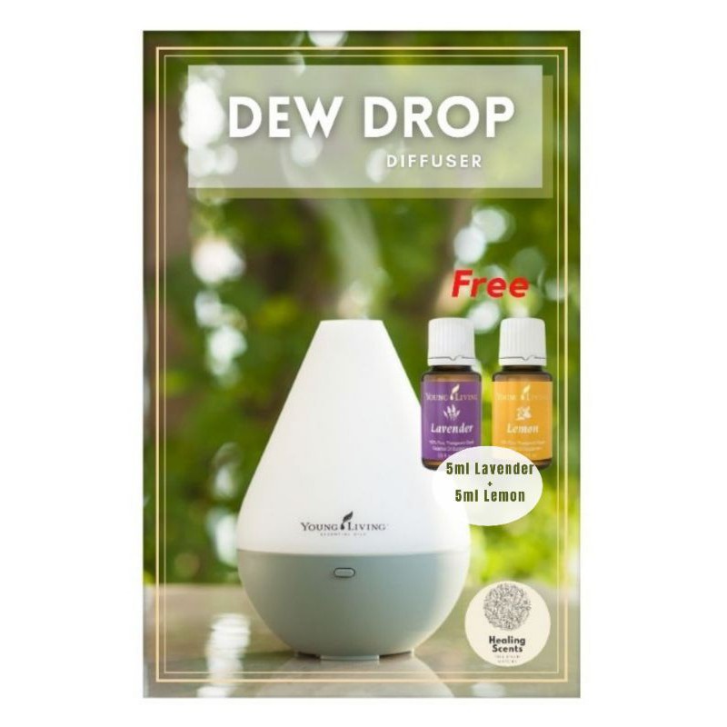 Young Living DewDrop Diffuser with essential oils | Shopee Malaysia